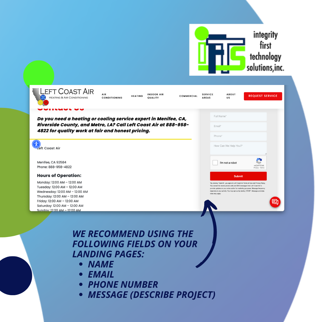 How to Create a Landing Page on Your Website For Your Painting Business ...