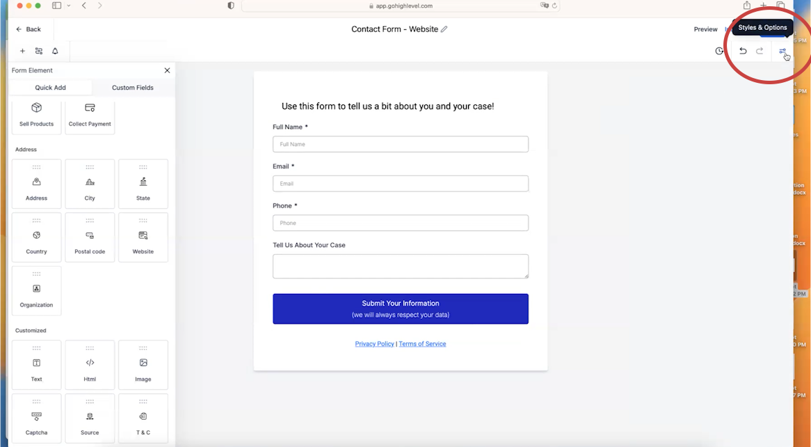 Step-by-Step Guide: How to Create/Add a Contact Form in GoHighLevel And ...