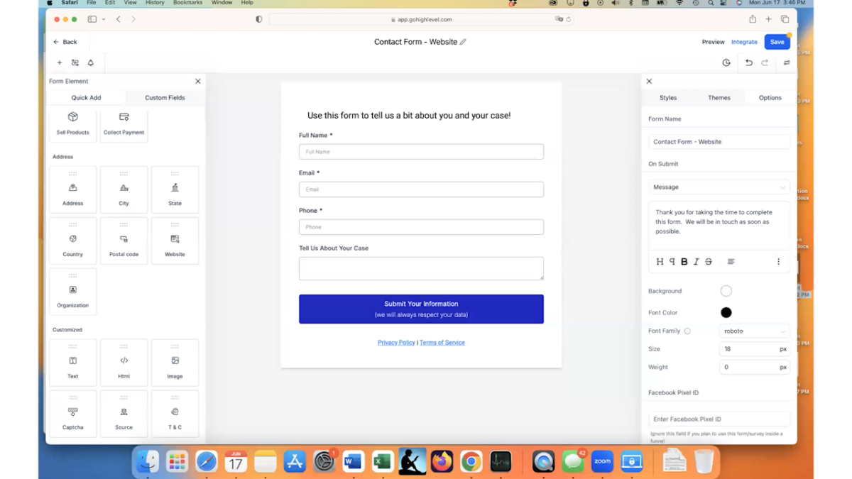 Step-by-Step Guide: How to Create/Add a Contact Form in GoHighLevel And ...